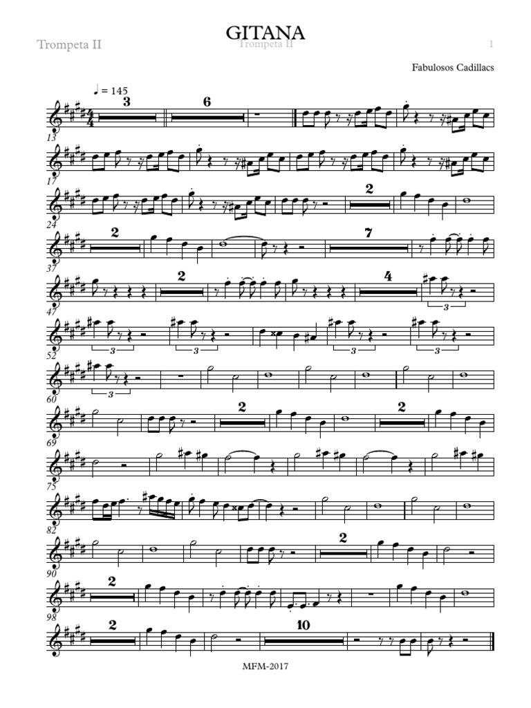 Gitana - Trompeta II | PDF