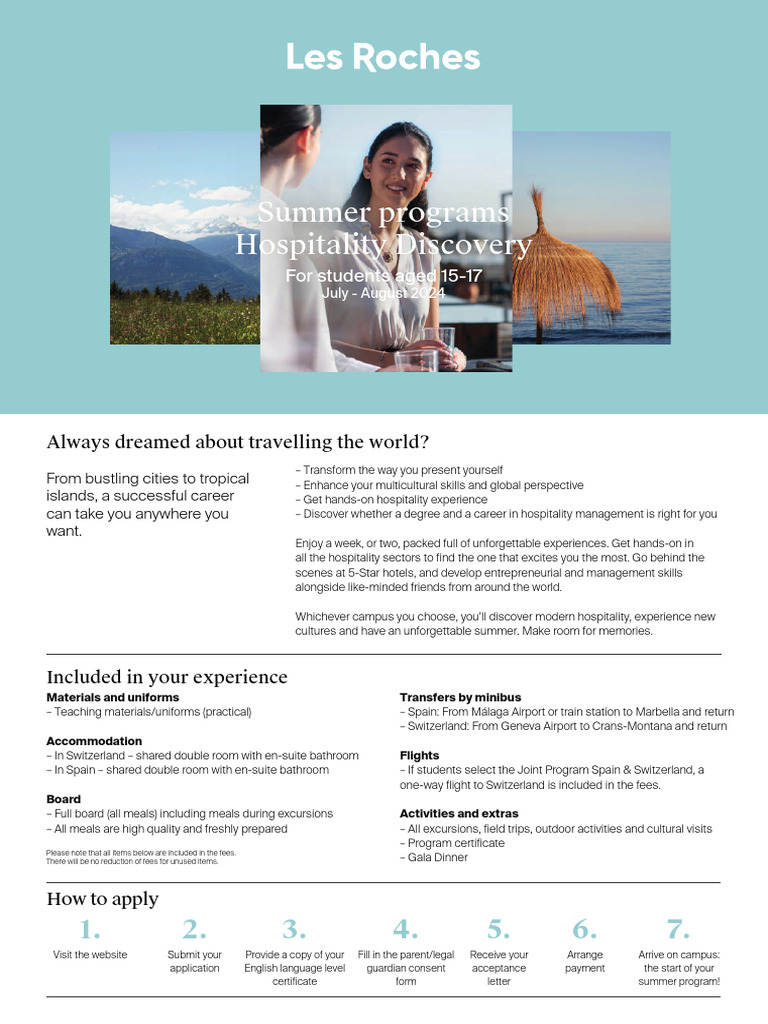 Summer One Pager - 18 2024 | PDF | Test Of English As A Foreign Language