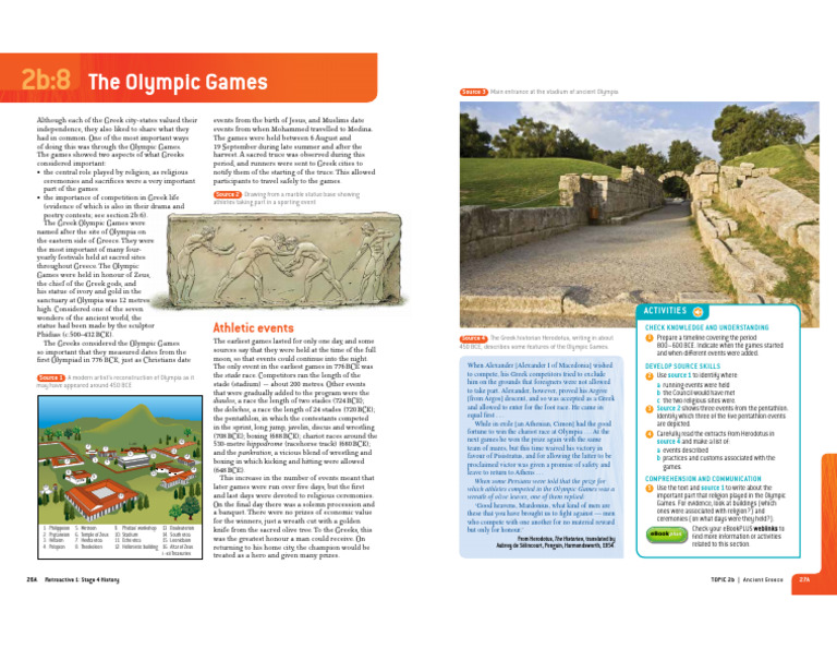 The Games Olympic | PDF