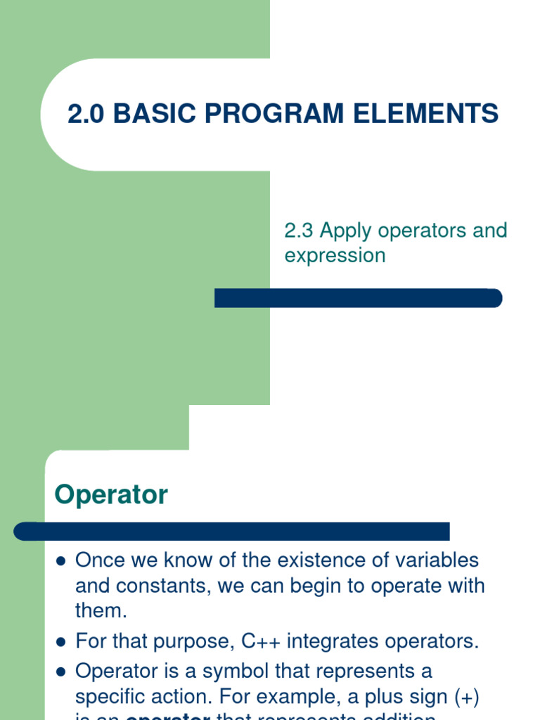 Chapter 2 Part 3 | PDF | Arithmetic | Computer Programming
