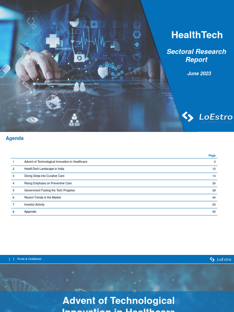 HealthTech Innovations in India 2023 | PDF | Health Care | Pharmacy