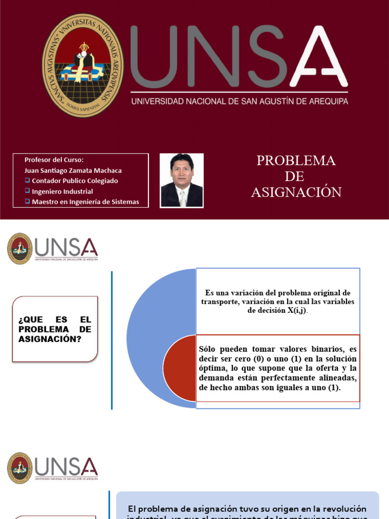 Problema de Asignación | PDF