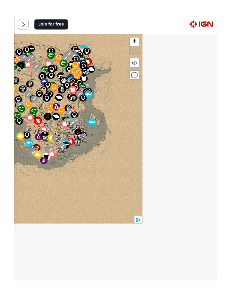 Red Dead Redemption 2 Map - RDR2 World - IGN | PDF