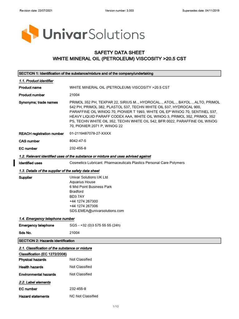 Sds File-1015364 | PDF