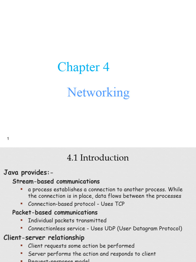 Chapter 4 Networking | PDF | World Wide Web | Internet & Web