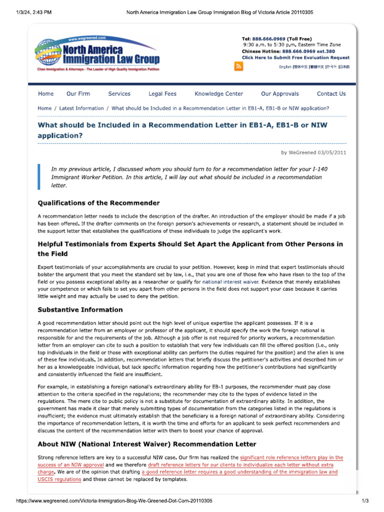 What Should Be Included in Recommendation Letters | PDF