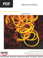 Alojamentos para Oring - Polegadas | PDF | Engenharia Mecânica | Física Aplicada e Interdisciplinar