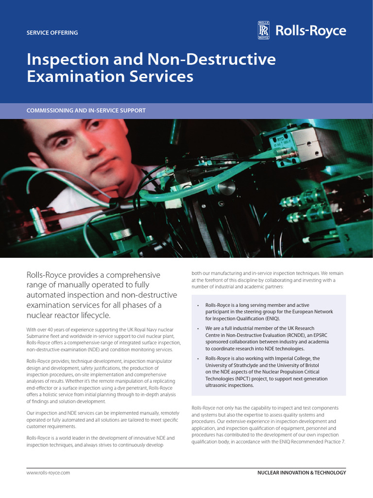 So Inspection and Non Destructive Examination Services tcm92 50933 ...