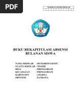 Contoh Format Buku Klaper Siswa SD | PDF