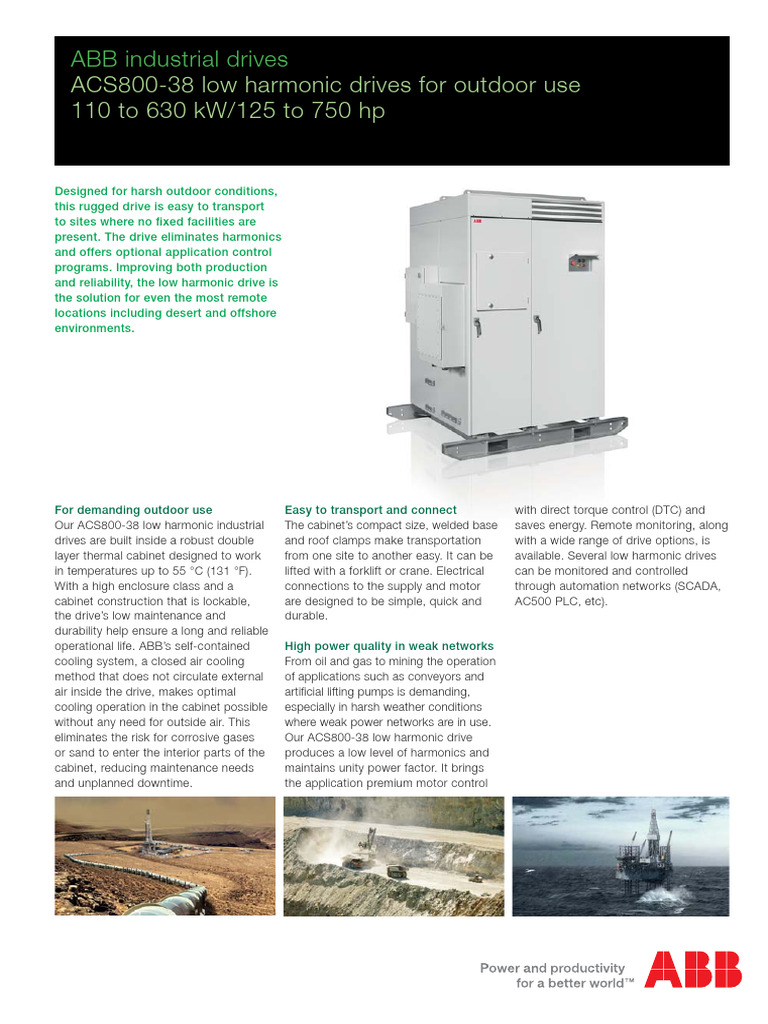 Abb Active Harmonic Filter | Download Free PDF | Mains Electricity | Nature