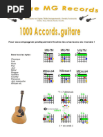 Dictionnaire Accords de Guitare Gratuit Avec Diagrammes - La Guitare en 3 Jours | PDF | Guitares ...