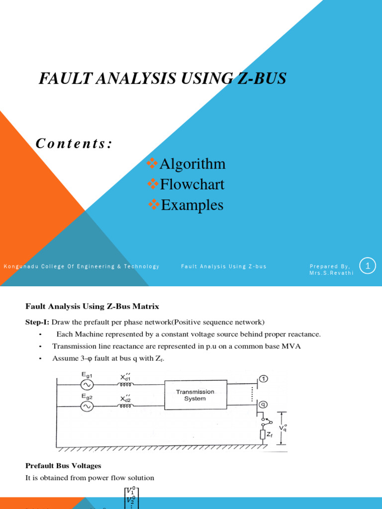 Faultanalysisusingz Bus 181217104215 | PDF | Transformer | Power (Physics)