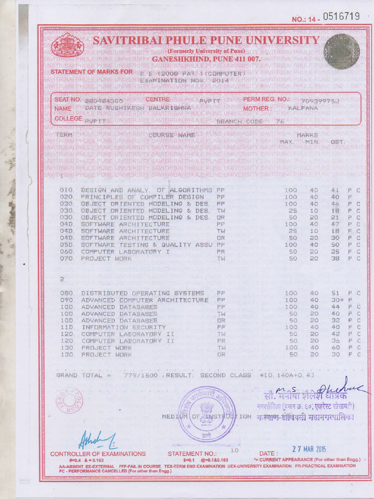 BE Result | PDF