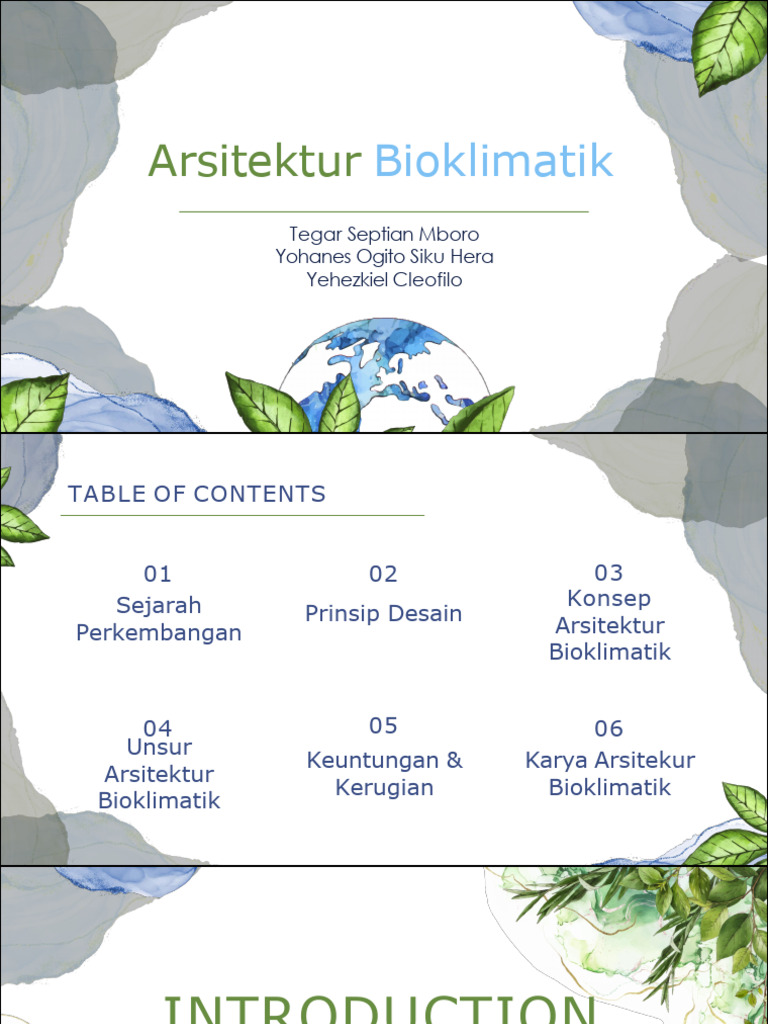 Kelompok 2 Bioklimatik Arsitrektur | PDF