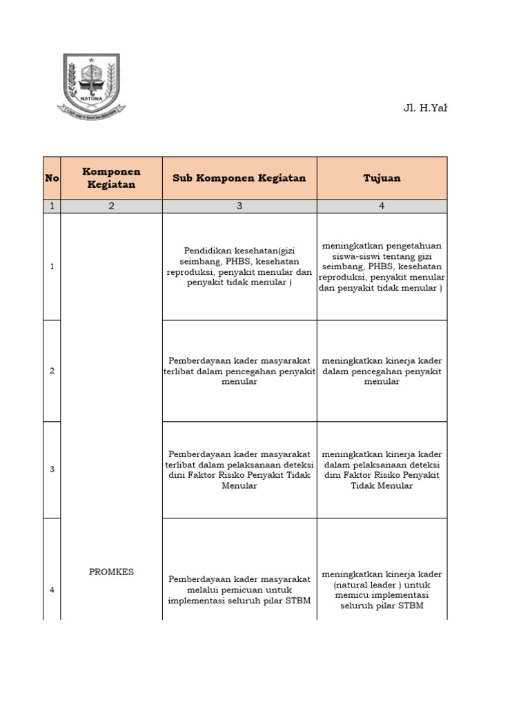 RPK Promkes Tahunan 2024 | PDF