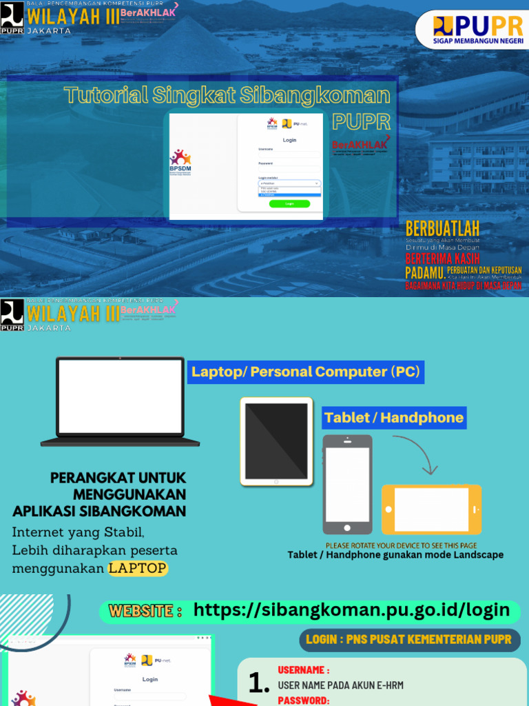 Tutorial Sibangkoman Pupr | PDF