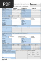 Cash Declaration Form | PDF | Banks | Identity Document