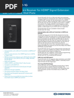 CRESTRON Ss HD-PS402 | PDF | Hdmi | Electronics