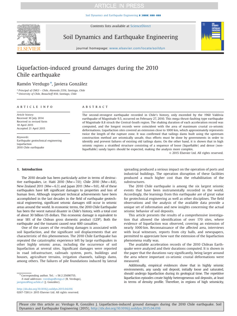 Verdugo2015 Soil Dynamics | PDF