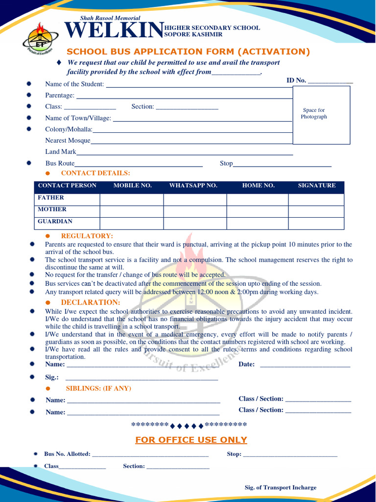 Bus ActivationForm | PDF | Bus | Justice