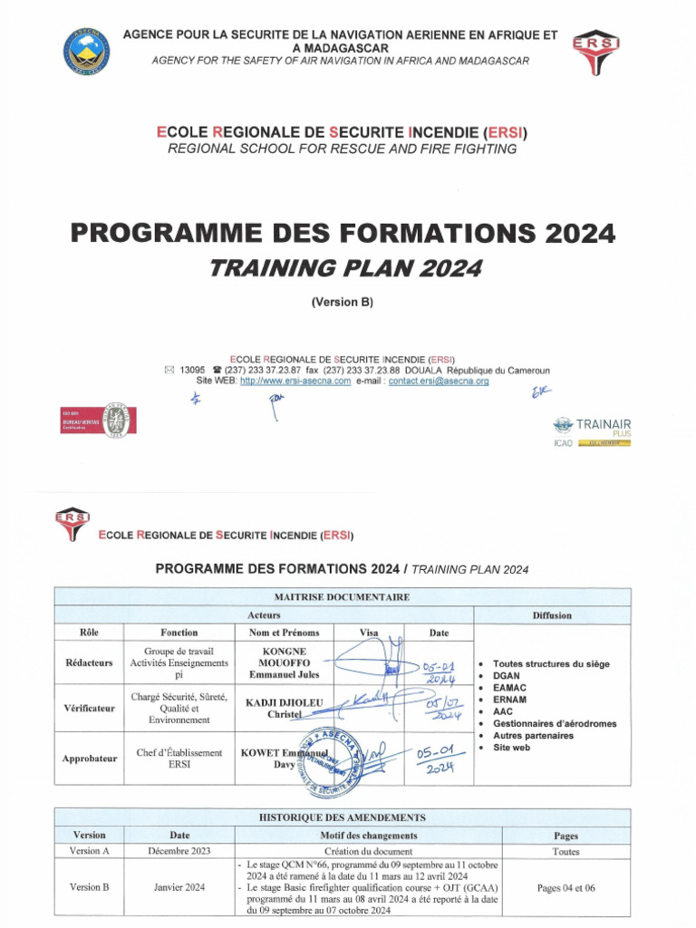 ERSI Training Programme 2024 | PDF