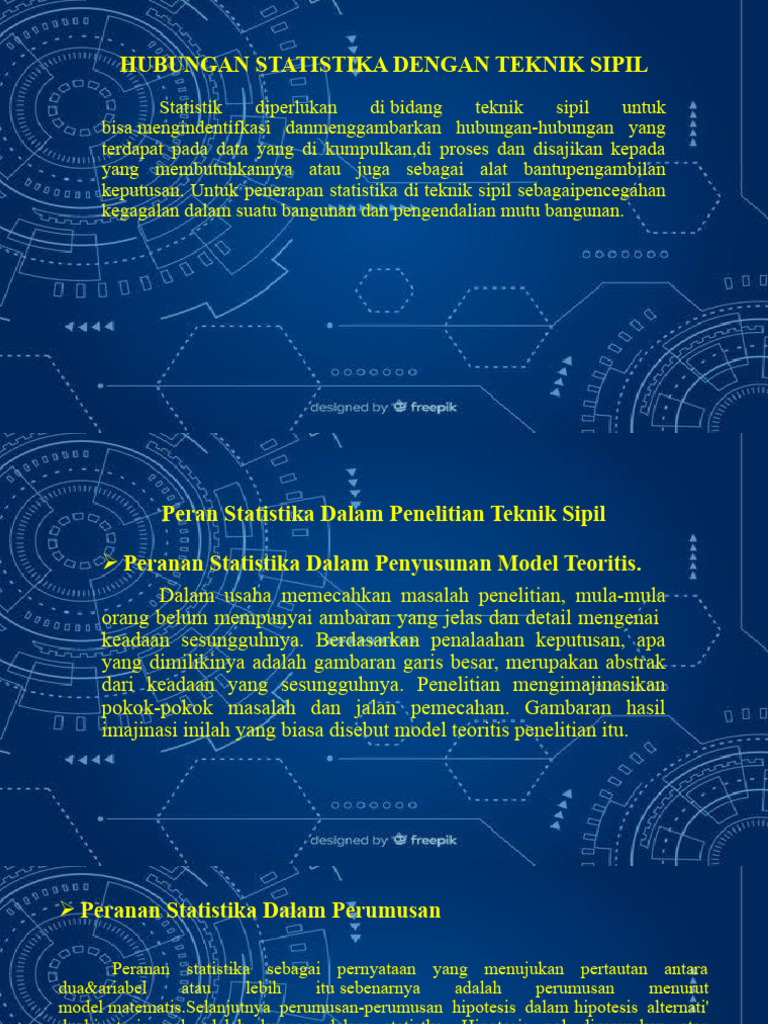 Statistika dalam Teknik Sipil | PDF