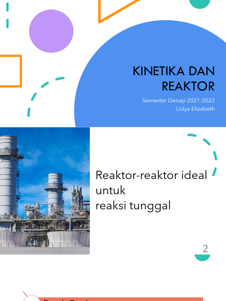 Plug Flow Reaktor - Le2022 | PDF