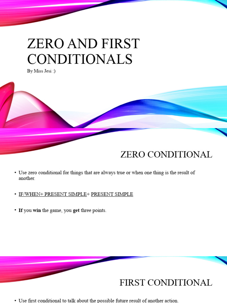 Zero and First Conditionals - Roadmap B1 | PDF