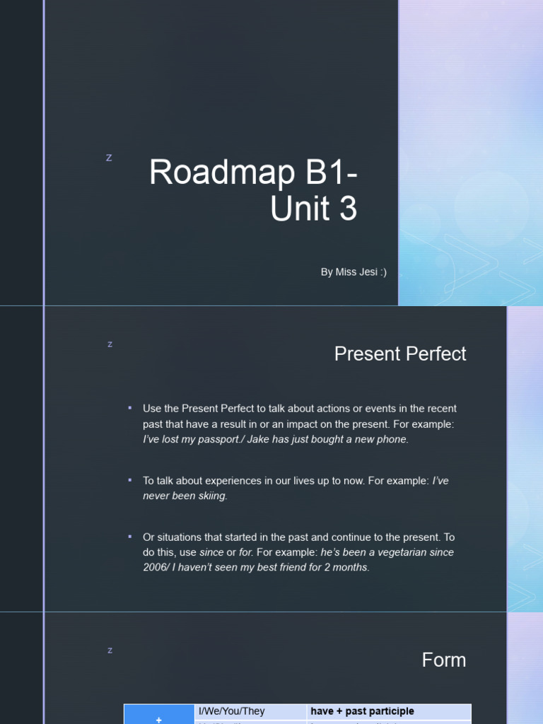 Roadmap B1 - Unit 3 | PDF
