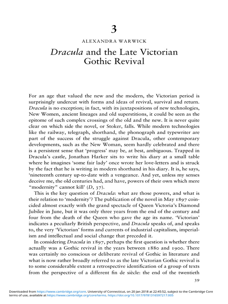 Dracula As A Gothic Text | PDF | Dracula | Gothic Fiction