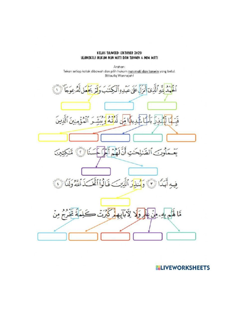 LKPD Nun Sukun Mim Sukun | PDF
