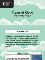 Types of Clouds Explained | PDF | Cloud | Clouds, Fog And Precipitation