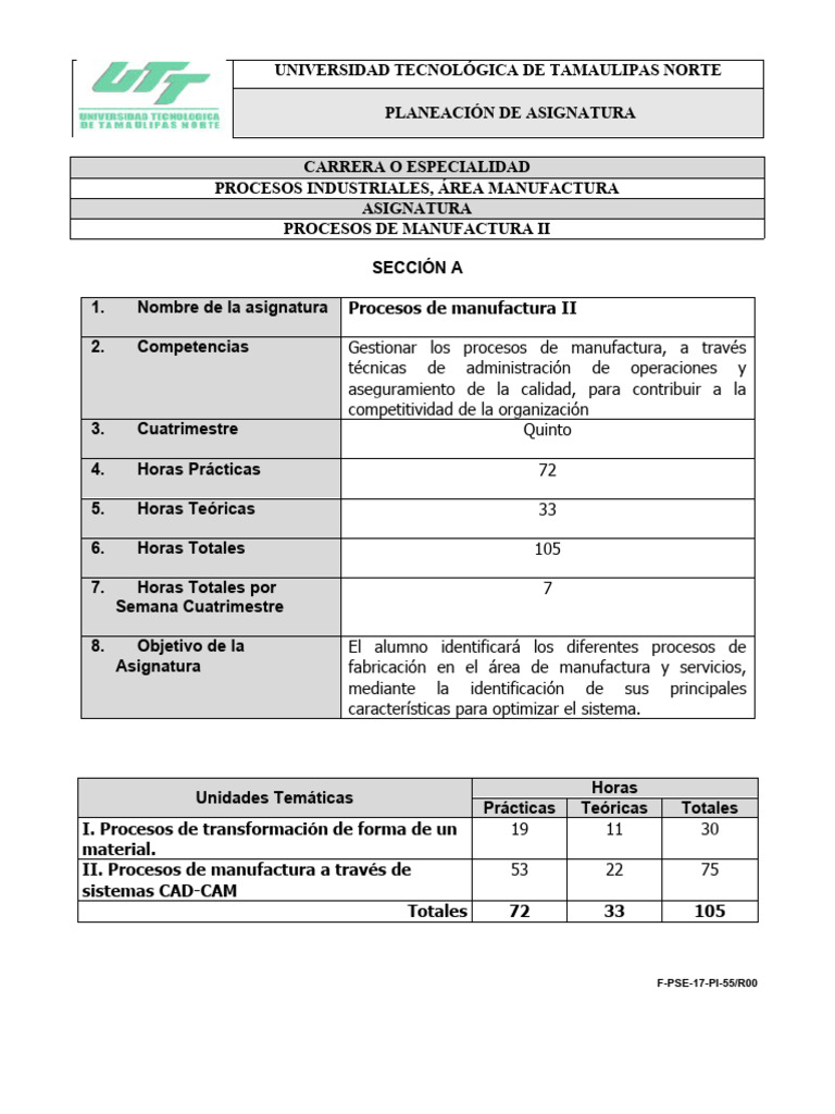 Procesos-de-manufactura-II | PDF | Control numerico | Evaluación