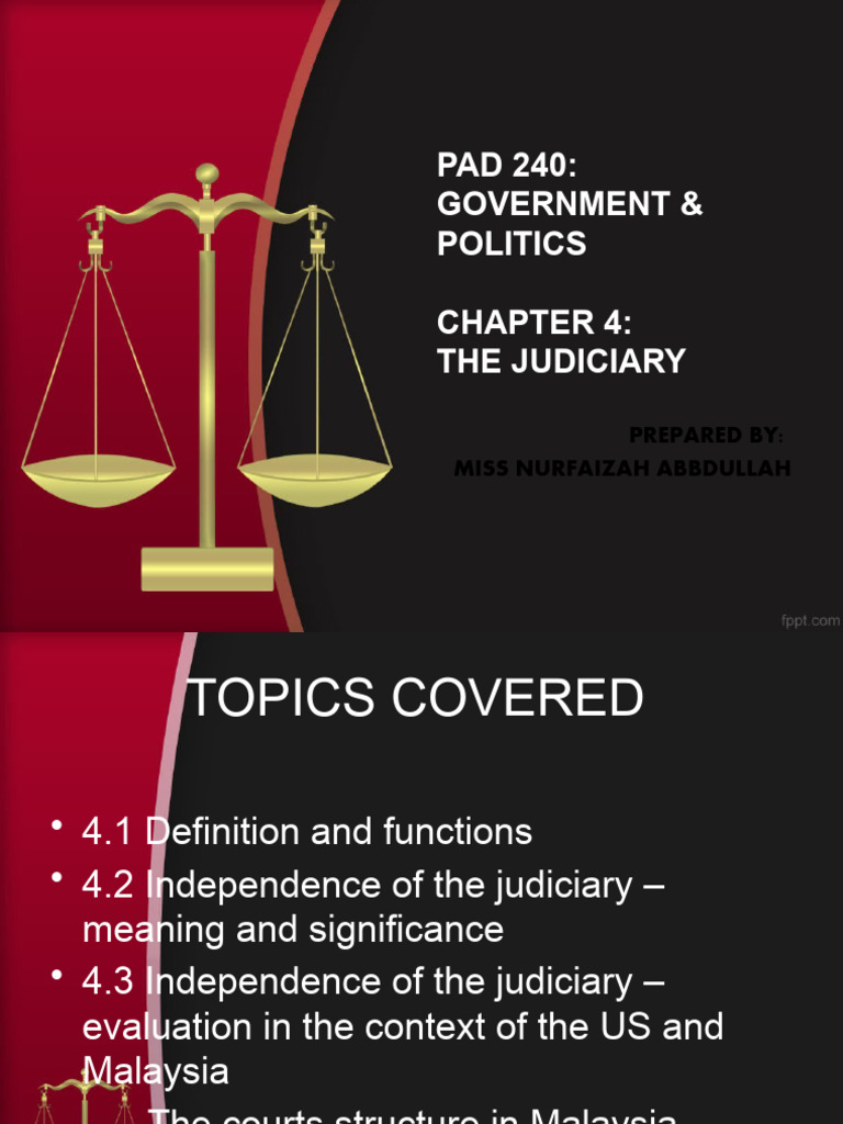 Ch. 4 The Judiciary | PDF
