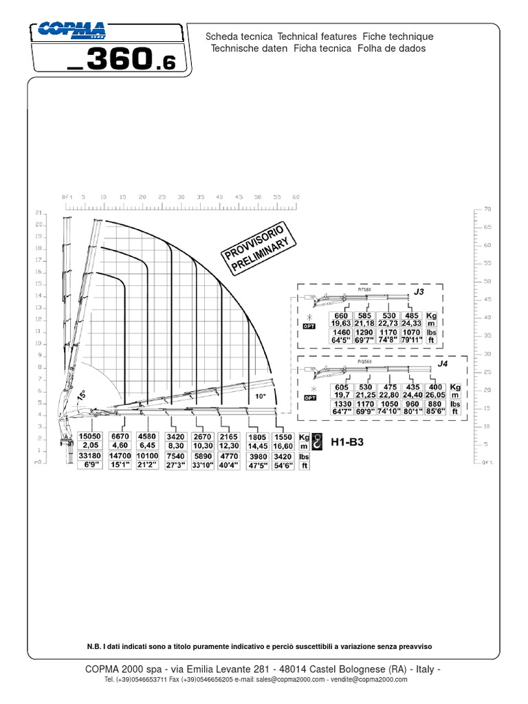 Scheda Tecnica Technical Features Fiche Technique Technische Daten Ficha Tecnica Folha de Dados ...