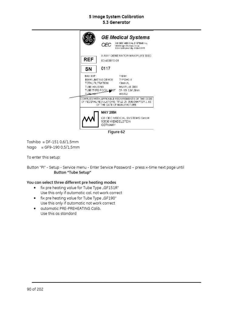 DVM 190 Calibration Guide | PDF | Calibration | X Ray