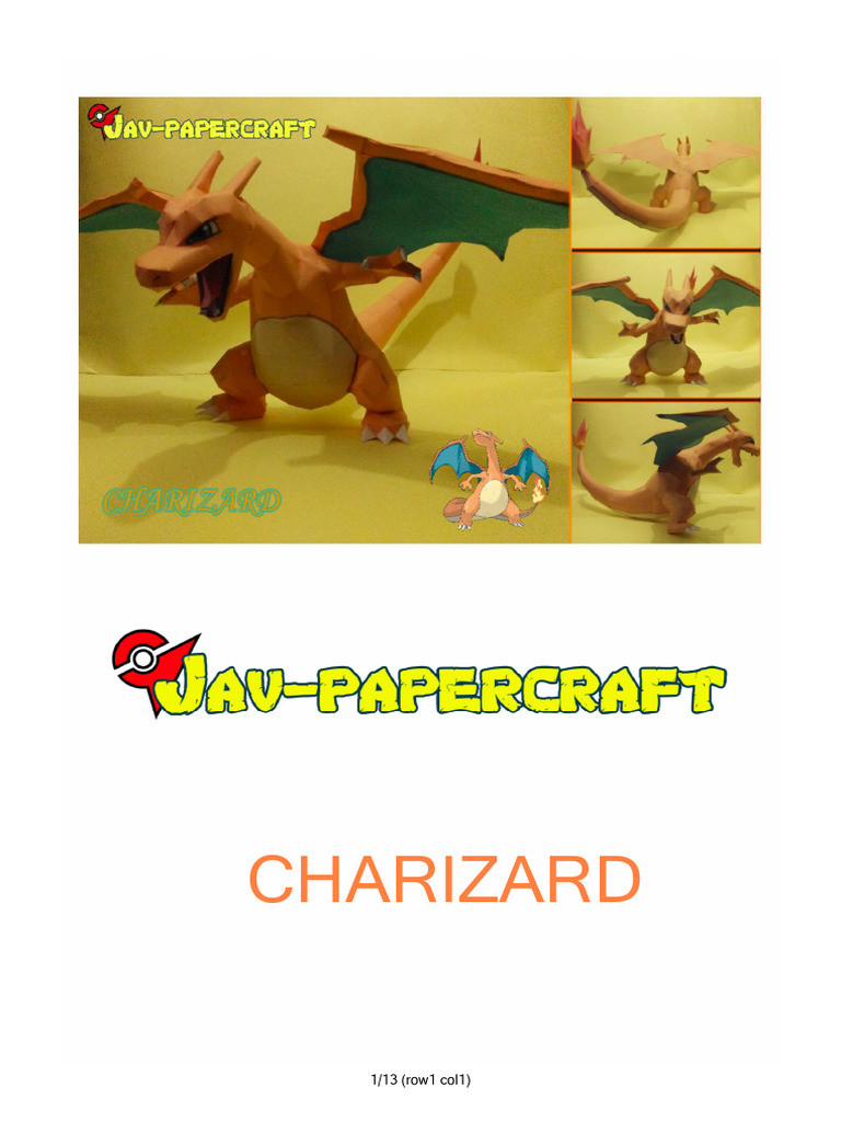 Charizard Papercraft | PDF