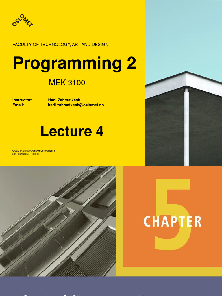 Lecture 4 - Control Structures II (Repetition) | PDF | Control Flow | Computer Programming