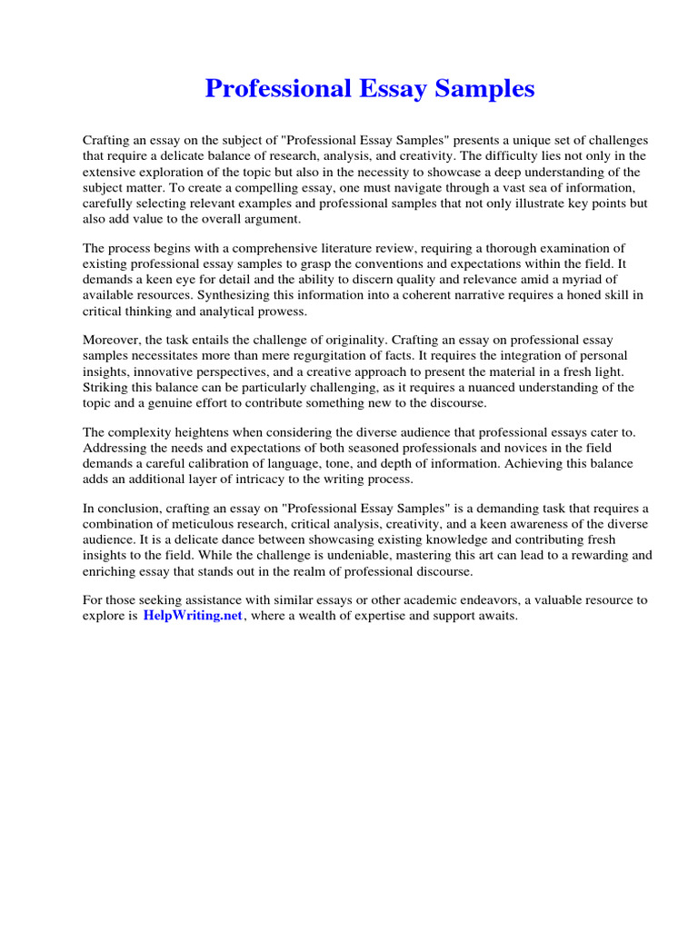 Professional Essay Samples | PDF | Essays | Hip Hop Music