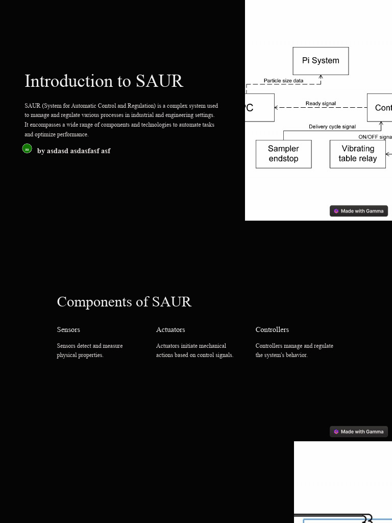 Overview of SAUR Automation System | PDF | Automation | Computing