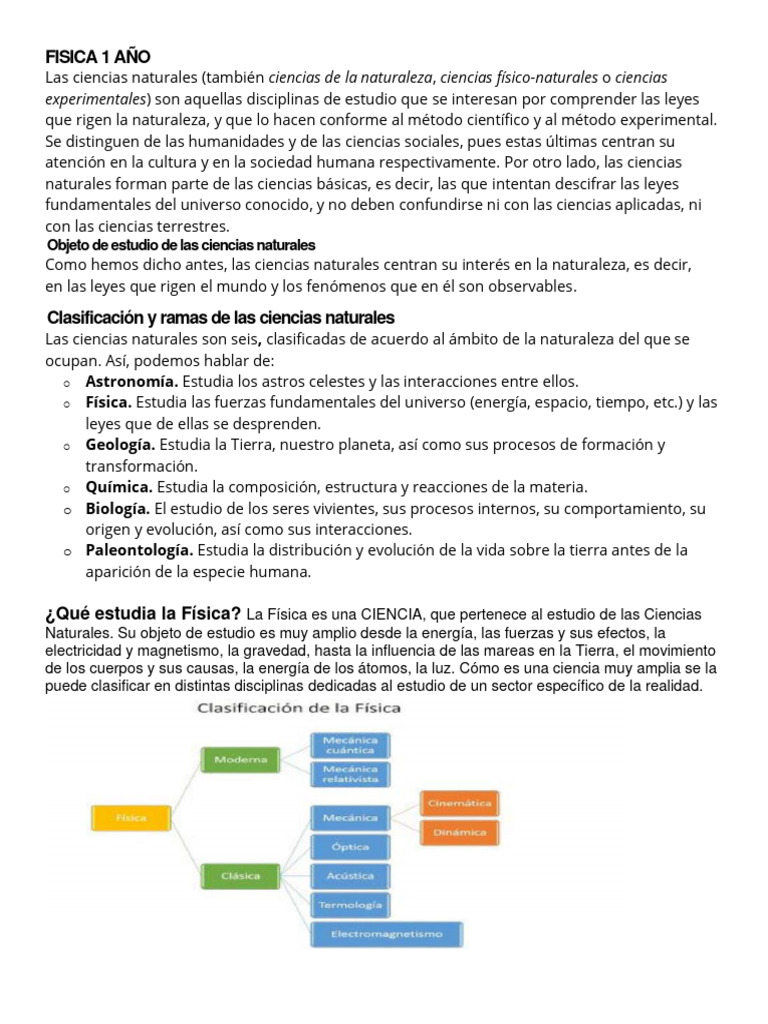 1 Fisica Ramas CS N Fisica - Met Cient | PDF | Física | Science