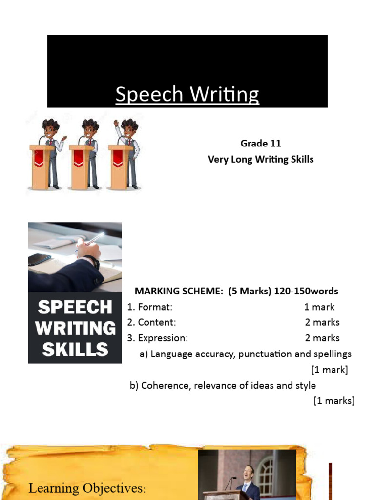 Speech Writing | PDF | Rhetoric | Writing