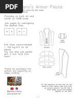 Knight Armor Templates - All Sizes | PDF | Armour