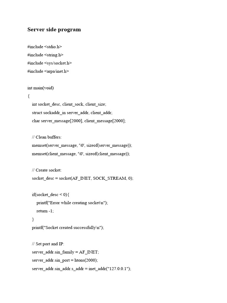 Client Server | Download Free PDF | Software | Object Oriented Programming
