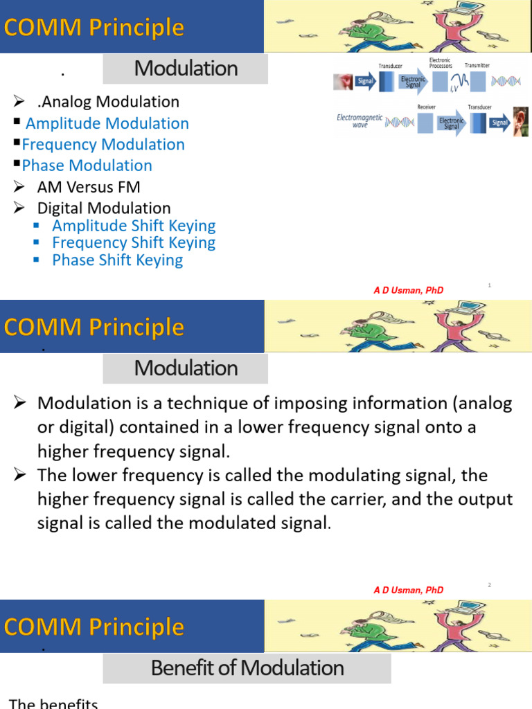 Afit Modulations - Sent | PDF | Modulation | Frequency Modulation