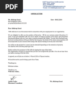 Capgemini Employment Offer Letter Template | PDF