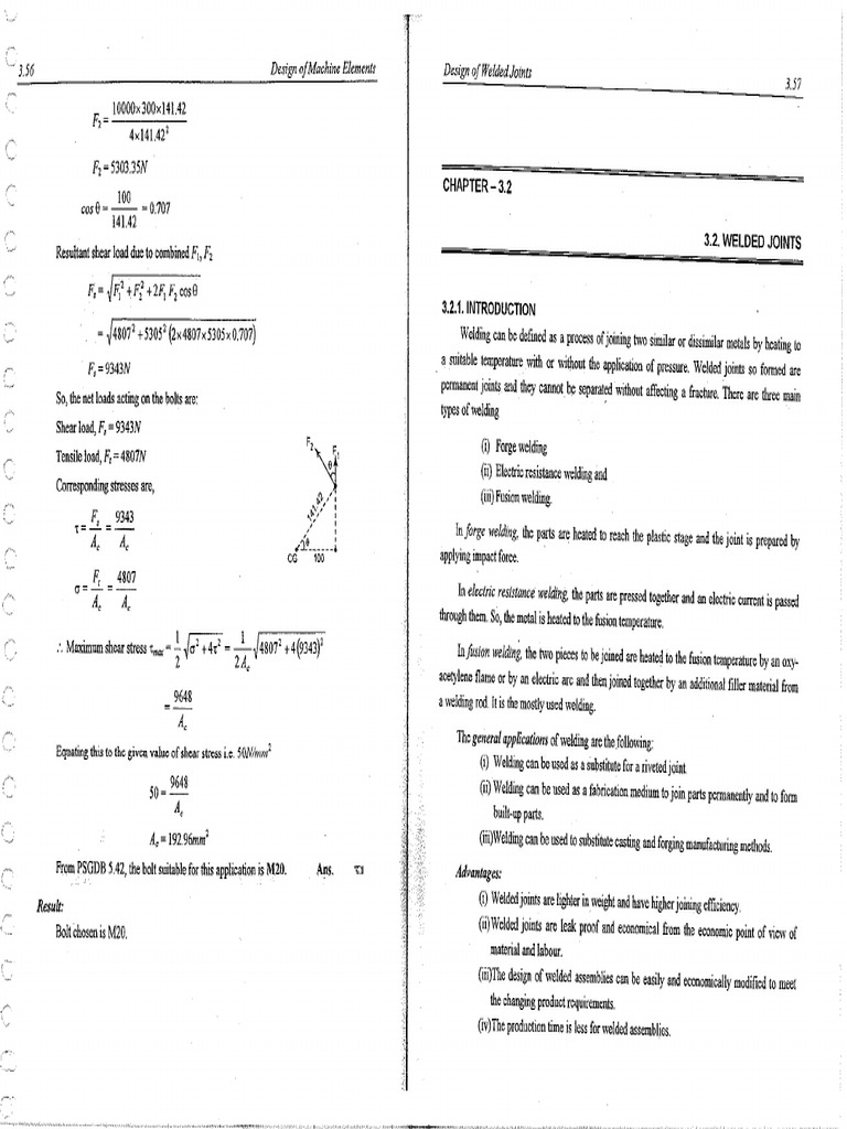 Design of Machine Elements Part 1 | PDF