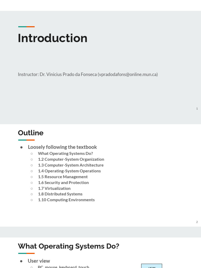 Introduction To Operating Systems | PDF | Operating System | Process ... Introduction To Operating Systems | PDF | Operating System | Process ...