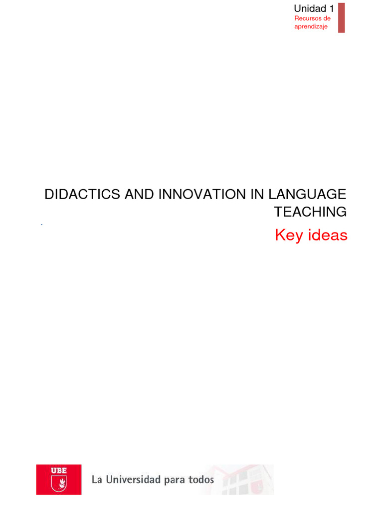Formato de Ideas Clave | PDF | Pedagogy | Learning