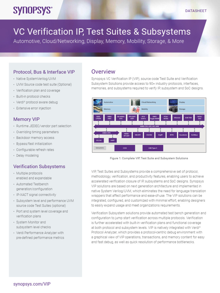 VC Vip Portfolio Ds | PDF | System On A Chip | Computer Hardware